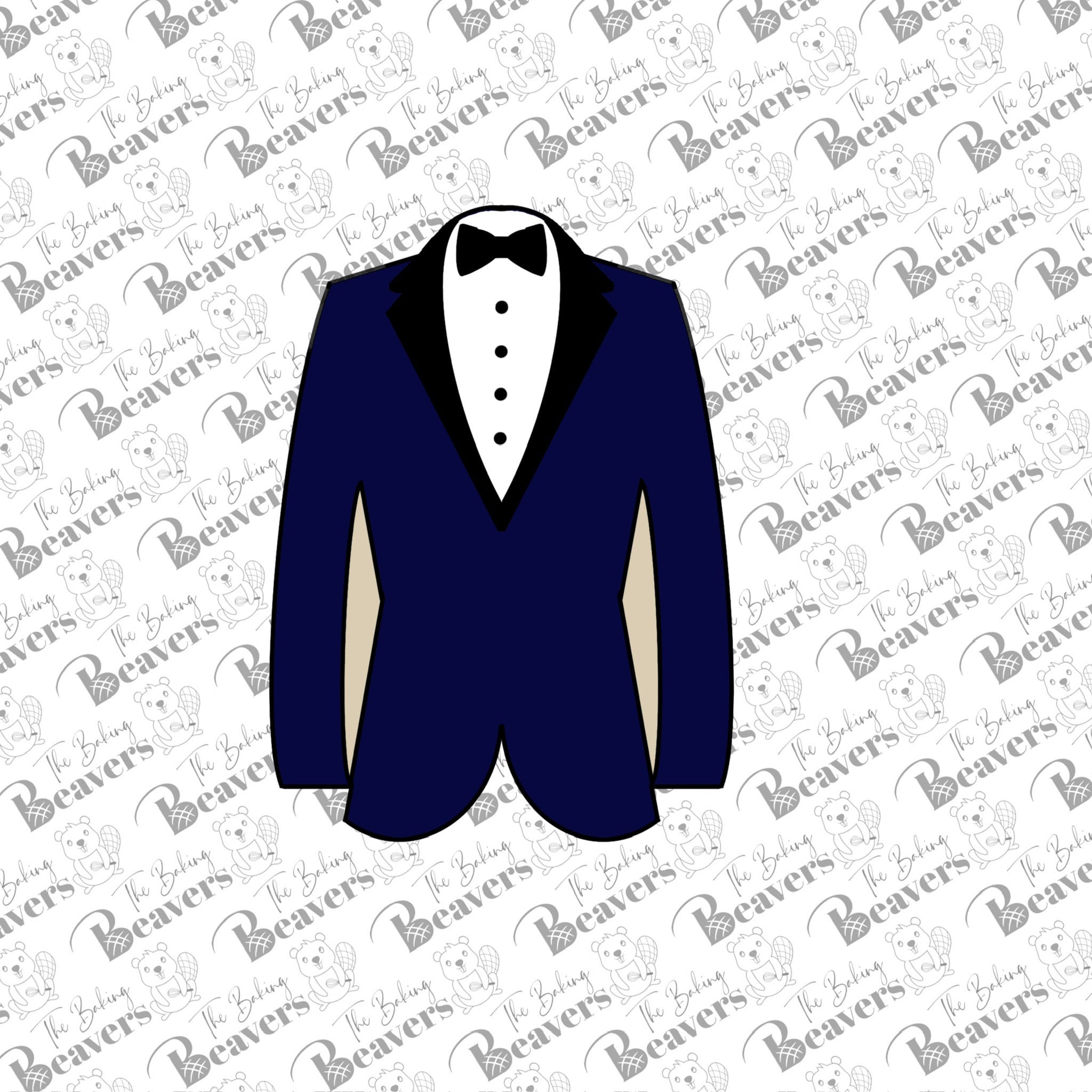 Tuxedo Jacket Cookie Cutter – The Baking Beavers