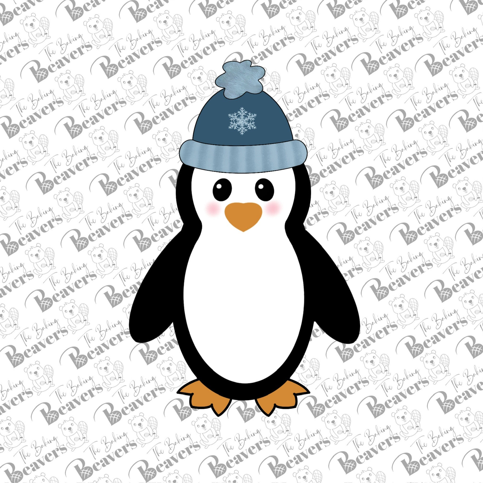 Penguin with Winter Hat Cookie Cutter – The Baking Beavers