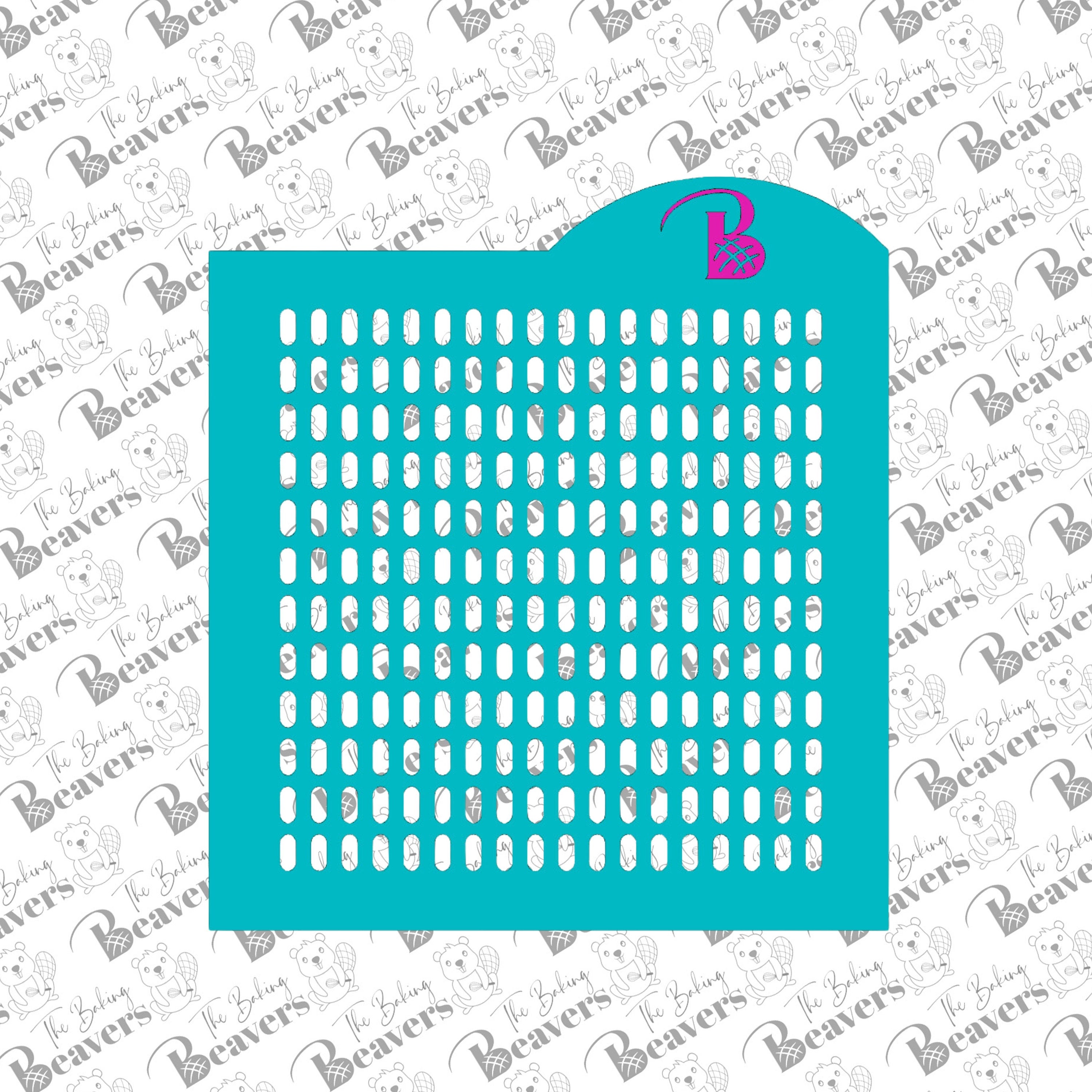 Oblong Sprinkle Stencils (Sm, Md, or Lg) – The Baking Beavers