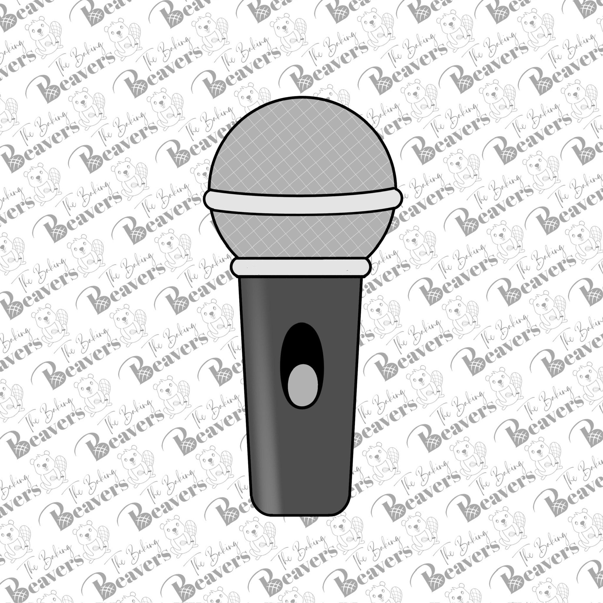 Microphone Cookie Cutter – The Baking Beavers