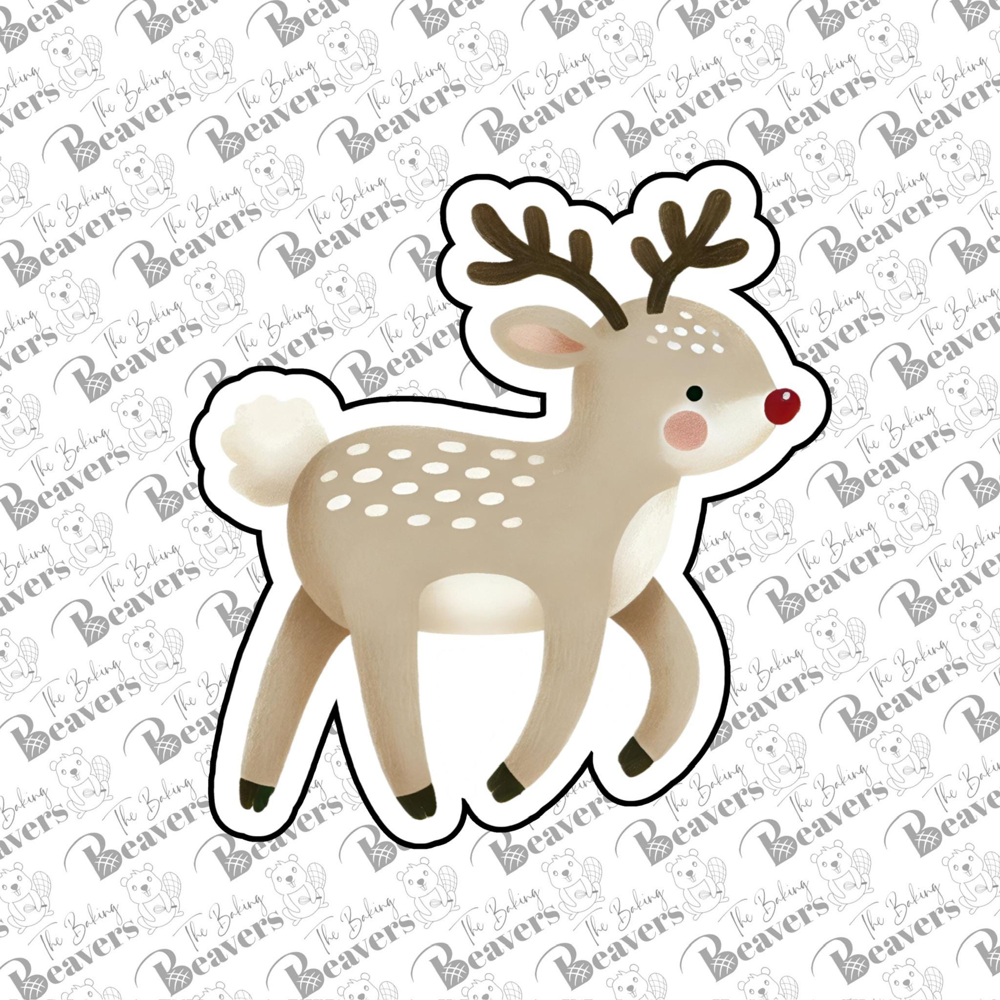 Prancing Reindeer Cookie Cutter – The Baking Beavers